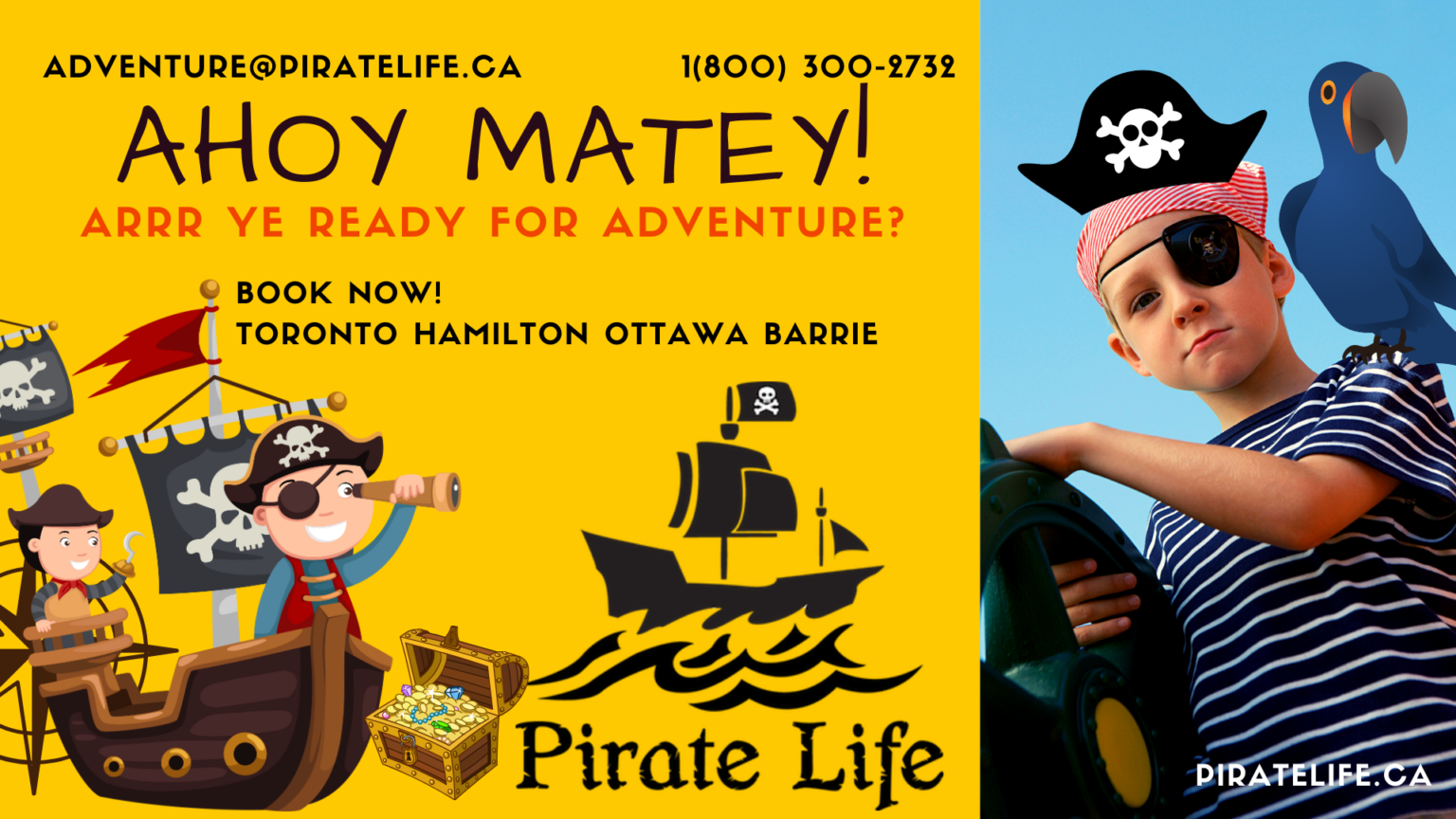 Toronto Harbourfront Hidden Treasure: Pirate Life Theatre!
